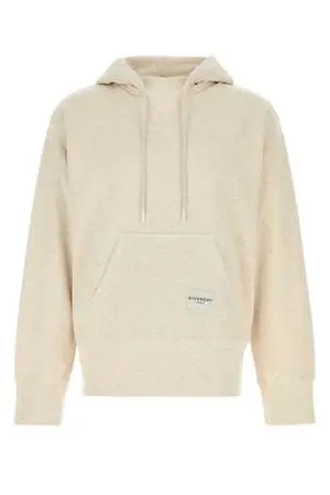 Givenchy Melange Cream Cotton Sweatshirt - Yellow