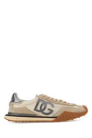 Dolce & Gabbana Fabric And Suede Athletic Sneakers