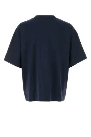 Dries Van Noten Midnight Cotton Heno Oversize T-shirt - Blue