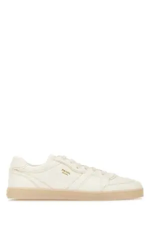 Prada Leather Sneakers - White