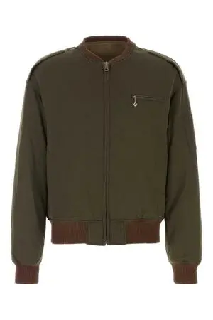 Visvim Wool Blend Gunner Down Jacket - Green