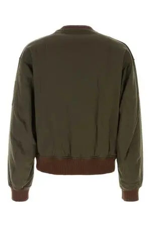 Visvim Wool Blend Gunner Down Jacket - Green
