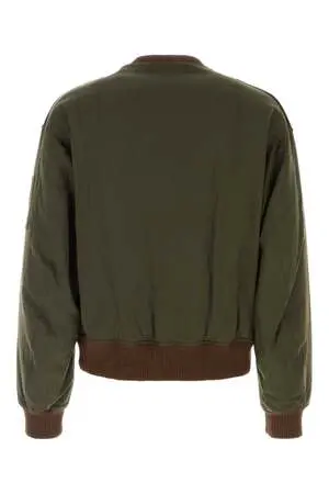Visvim Wool Blend Gunner Down Jacket - Green