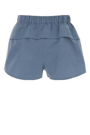 Prada Cerulean Canvas Shorts