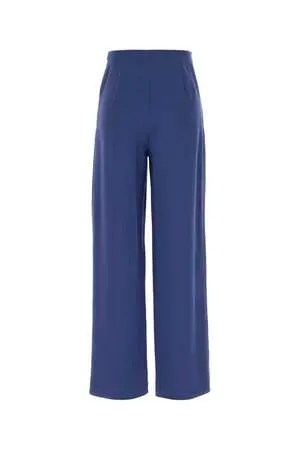 Max Mara Stretch Satin Palude Palazzo Pant