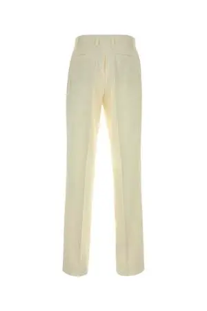 Versace Ivory Wool Blend Pant