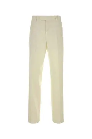 Versace Ivory Wool Blend Pant - White