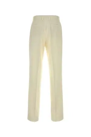 Versace Ivory Wool Blend Pant