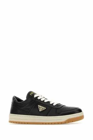 Prada Nappa Leather Sneakers - Black