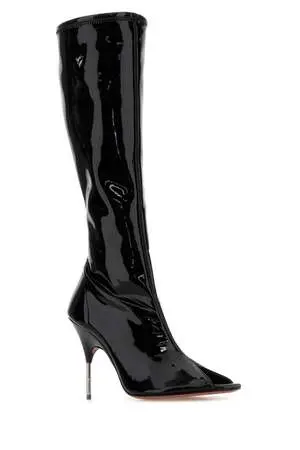 Amina Muaddi Vinyl Bruna Boots