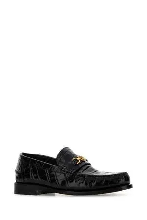 Versace Leather Loafers