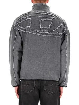 DIESEL® S-baty-new Sweatshirt With Logo - Gray