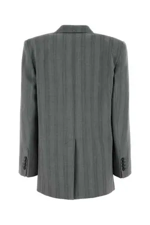 Sportmax Embroidered Wool Blend Blazer
