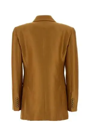 Zimmermann Caramel Wool Blend Hypnotic Blazer - Brown