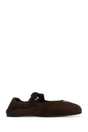 Miu Miu Suede Ballerinas