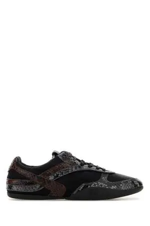 Miu Miu Fabric And Leather Sneakers - Multicolor
