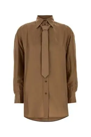 Zimmermann Silk Shirt - Brown