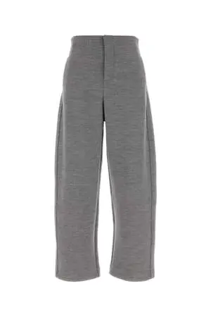 Max Mara Grey Wool Blend Ebrien Pant - Gray