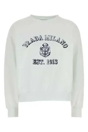 Prada Cotton Sweatshirt - White