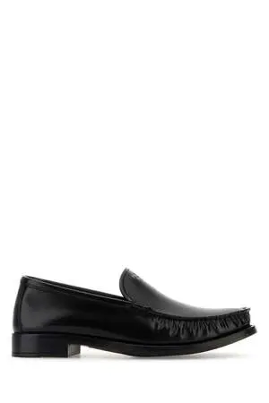 Prada Leather Loafers - Black