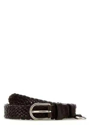 Prada Leather Belt - Brown