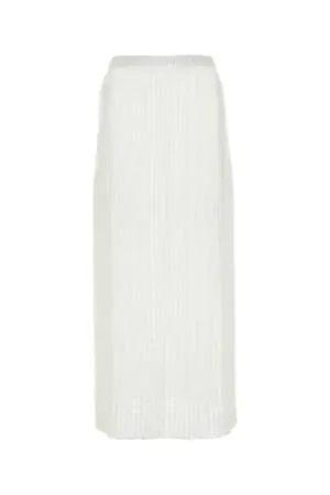 FERRAGAMO Cotton Skirt - White