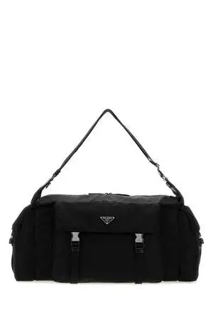 Prada Re-nylon Explore Travel Bag - Black