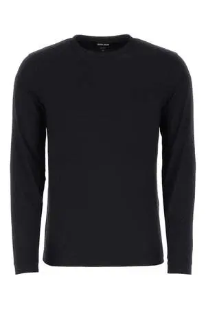Giorgio Armani Midnight Stretch Viscose T-shirt - Blue