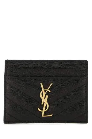 Saint Laurent Leather Card Holder