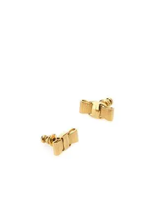 FERRAGAMO Metal Vara Earrings - Gold