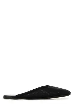 Miu Miu Mesh Slippers - Black