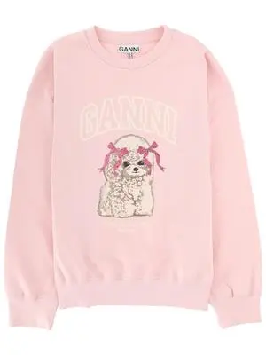 GANNI GANNI Poodle Sweatshirt Pink