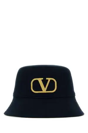 Valentino Garavani Cotton Bucket Hat - Blue