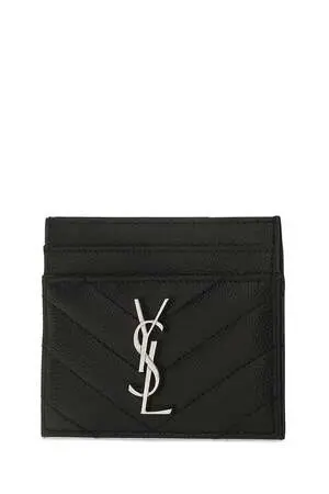 Saint Laurent Leather Card Holder