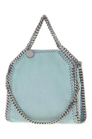 Stella McCartney Light Shaggy Deer Micro Falabella Crossbody Bag - Blue