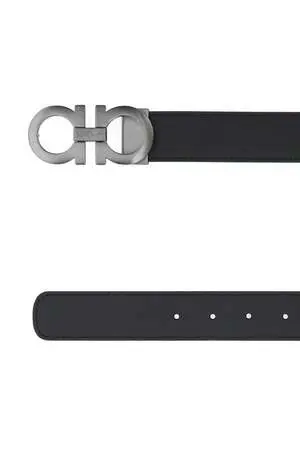 FERRAGAMO Leather Reversible Belt