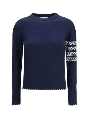 Thom Browne Holiday Hector Sweater - Blue