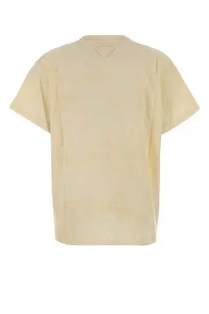 Prada Crema Cotton T-shirt