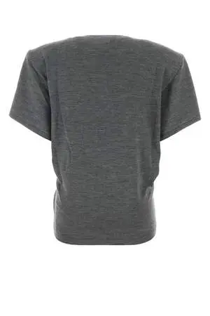 Magda Butrym Grey Wool T-shirt
