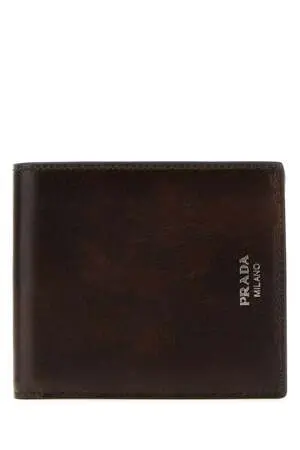 Prada Chocolate Leather Wallet - Brown