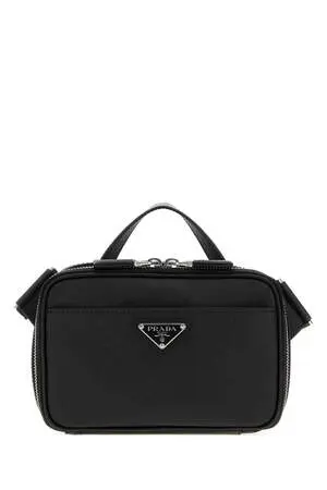 Prada Leather Crossbody Bag - Black