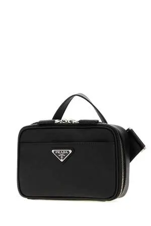 Prada Leather Crossbody Bag - Black