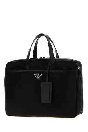 Prada Canvas Briefcase