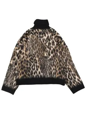 GANNI High Collar Sweater - Multicolor