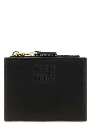 Miu Miu Nappa Leather Wallet - Black