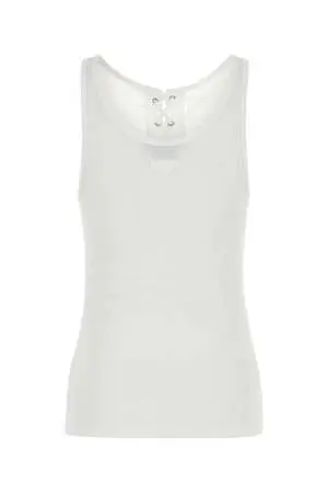Prada Cotton Tank Top - White
