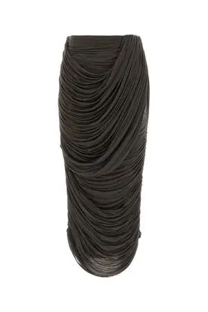 Magda Butrym Stretch Cupo Skirt - Brown