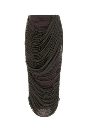 Magda Butrym Stretch Cupo Skirt - Brown