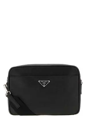 Prada Leather Clutch - Black