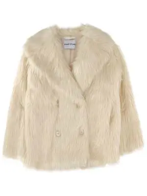 STAND STUDIO Katalina Fur Jacket - White